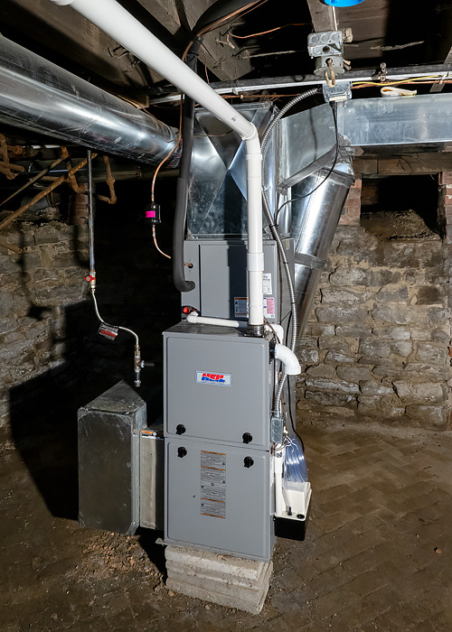 Old House Renovation HVAC Installation Photos | Schroyer Inc Fort Wayne ...